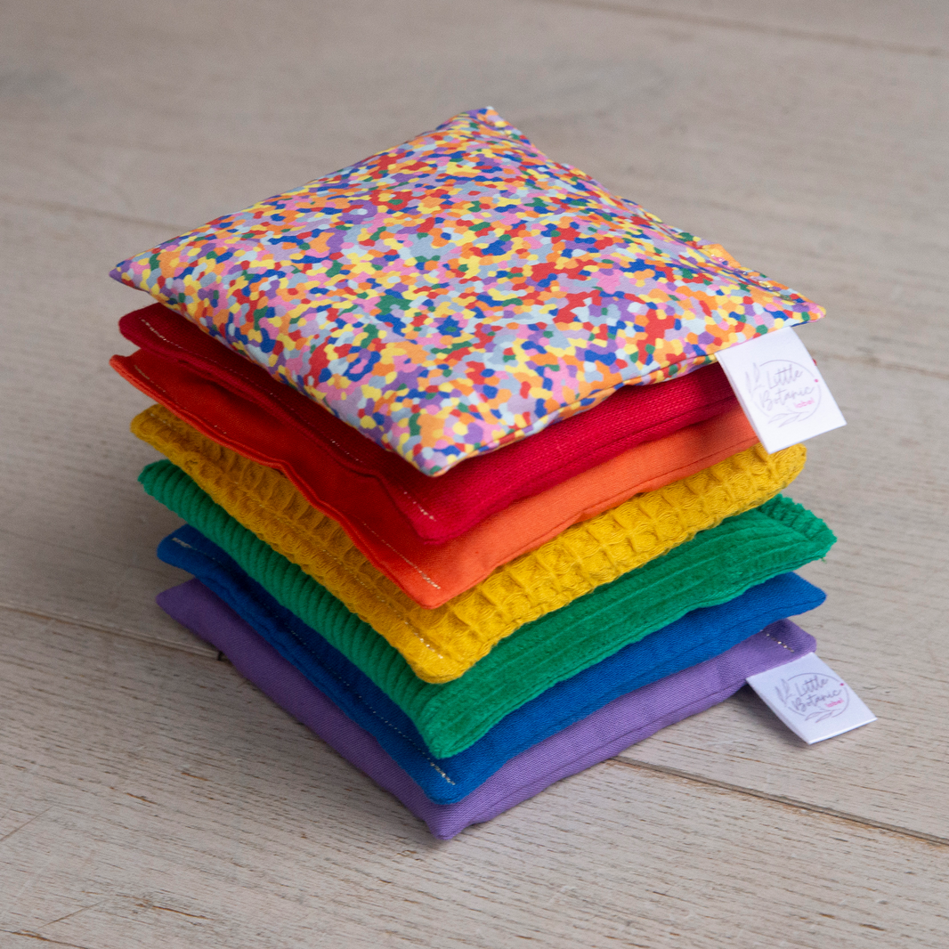 10 gooi spelletjes met pittenzakjes – Little Botanic label