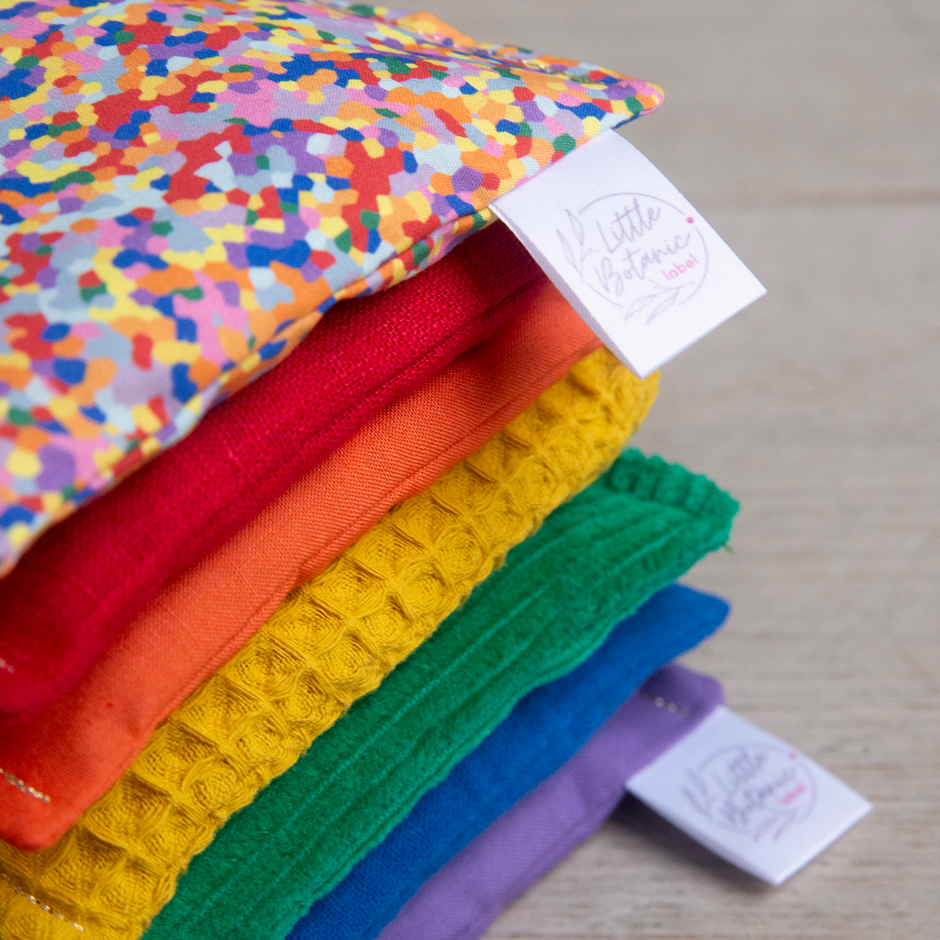 Dé pittenzakjes voor Stapelstein 🌈 regenboog, pastel & confetti ...