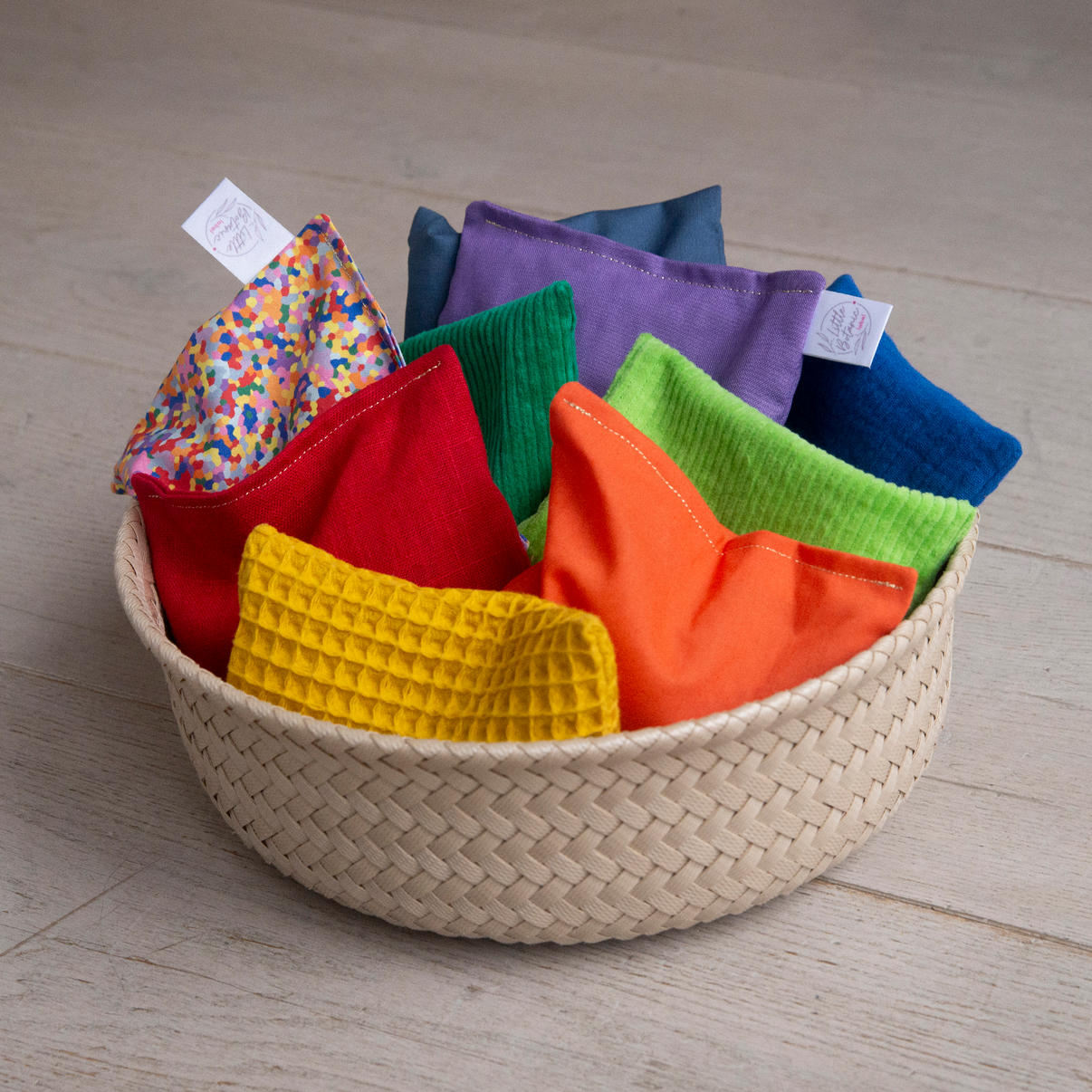 Regenboog pittenzakjes, 8 stuks - kleurrijk speelplezier 🌈 – Little ...