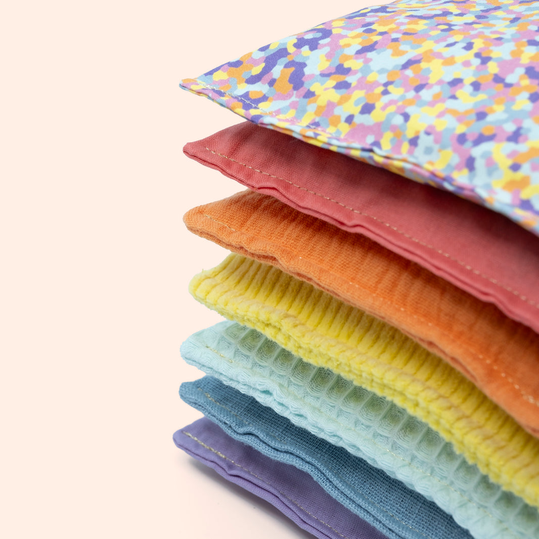 Dé pittenzakjes voor Stapelstein 🌈 regenboog, pastel & confetti ...