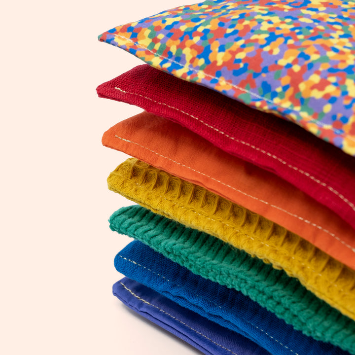 Dé pittenzakjes voor Stapelstein 🌈 regenboog, pastel & confetti ...