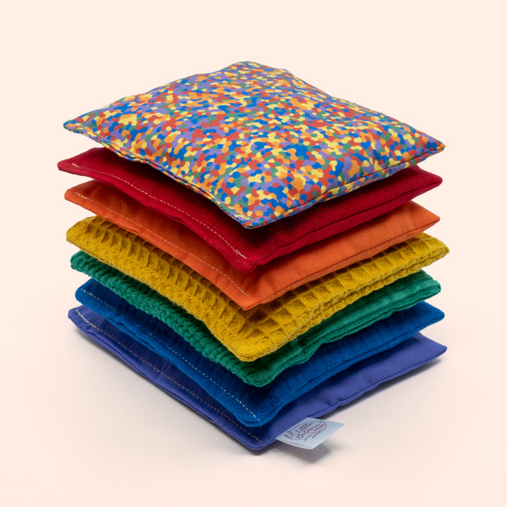 Dé pittenzakjes voor Stapelstein 🌈 regenboog, pastel & confetti ...