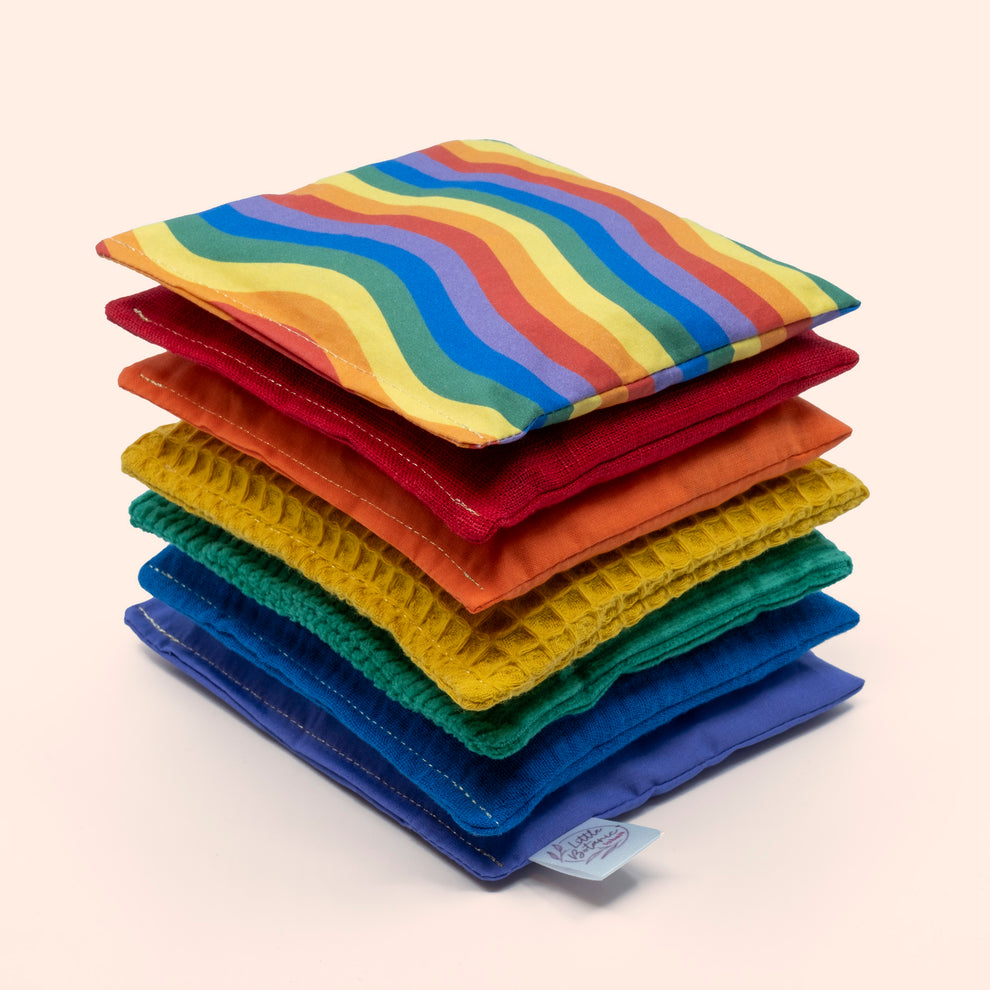 Regenboog pittenzakjes + waves 🌈 voor fantasierijk spel – Little ...